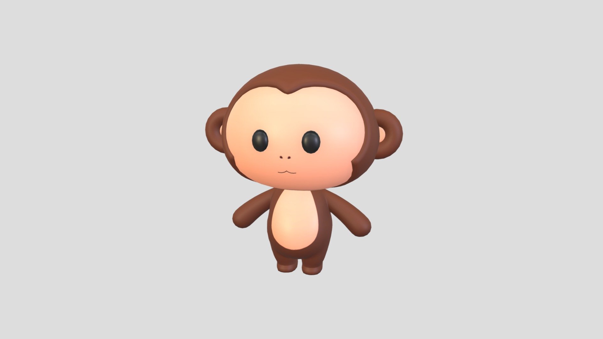 Character015 Monkey - Buy Royalty Free 3D model by BaluCG [ad70d74 ...