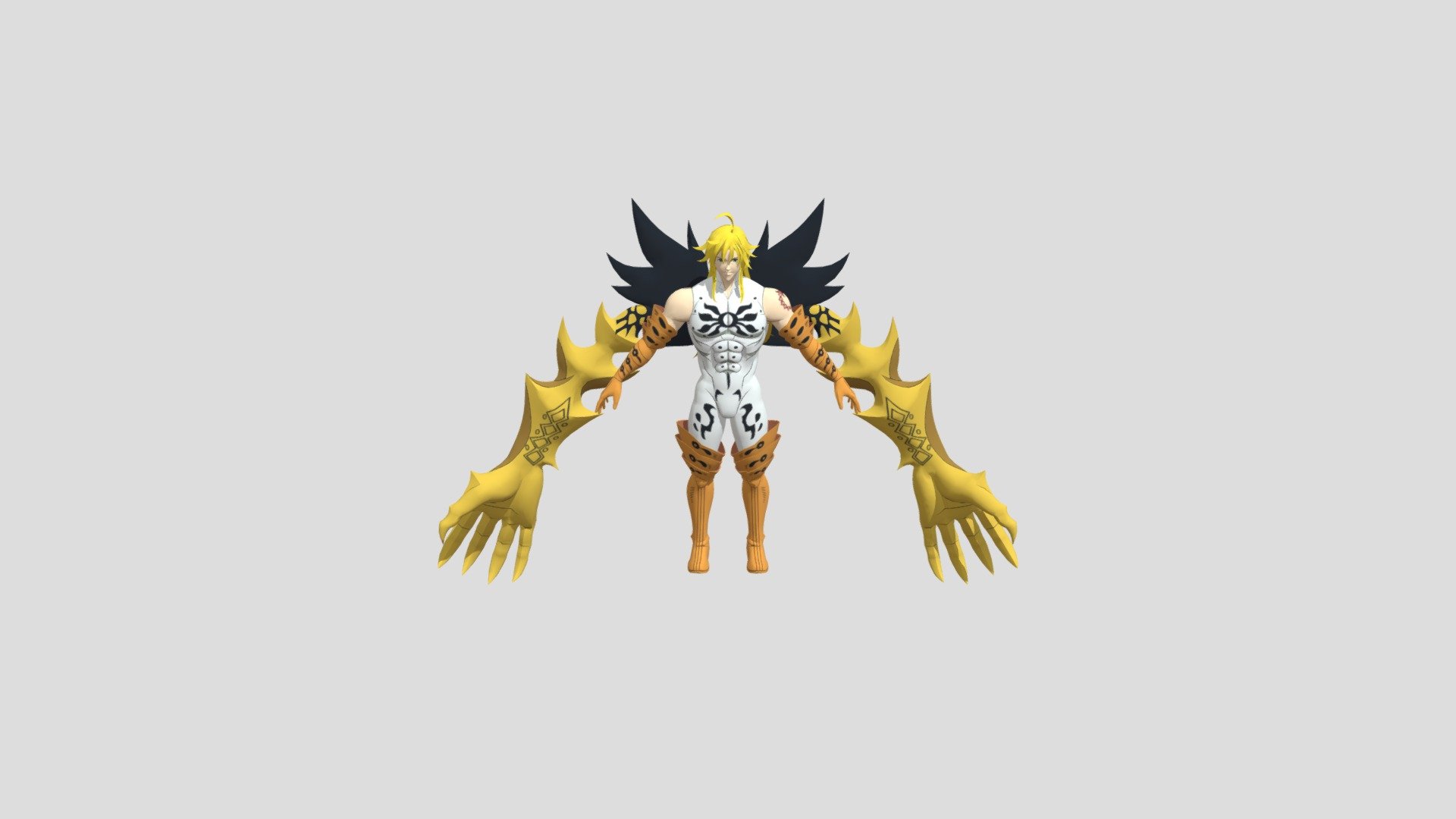 MELIODAS REY - Download Free 3D model by GUREN (@ol.serranoromero ...