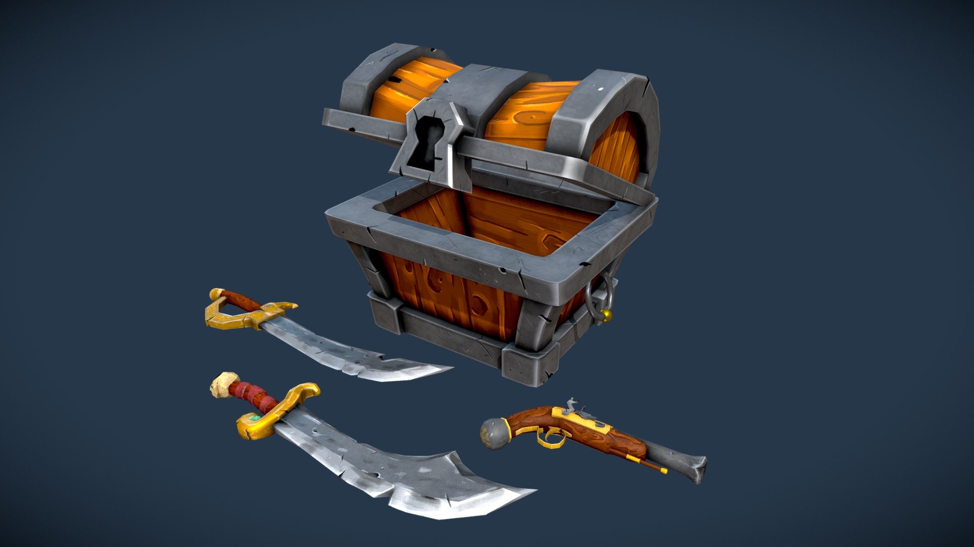 Pirate assets - Buy Royalty Free 3D model by Mamba_Negra [ad71f5a ...