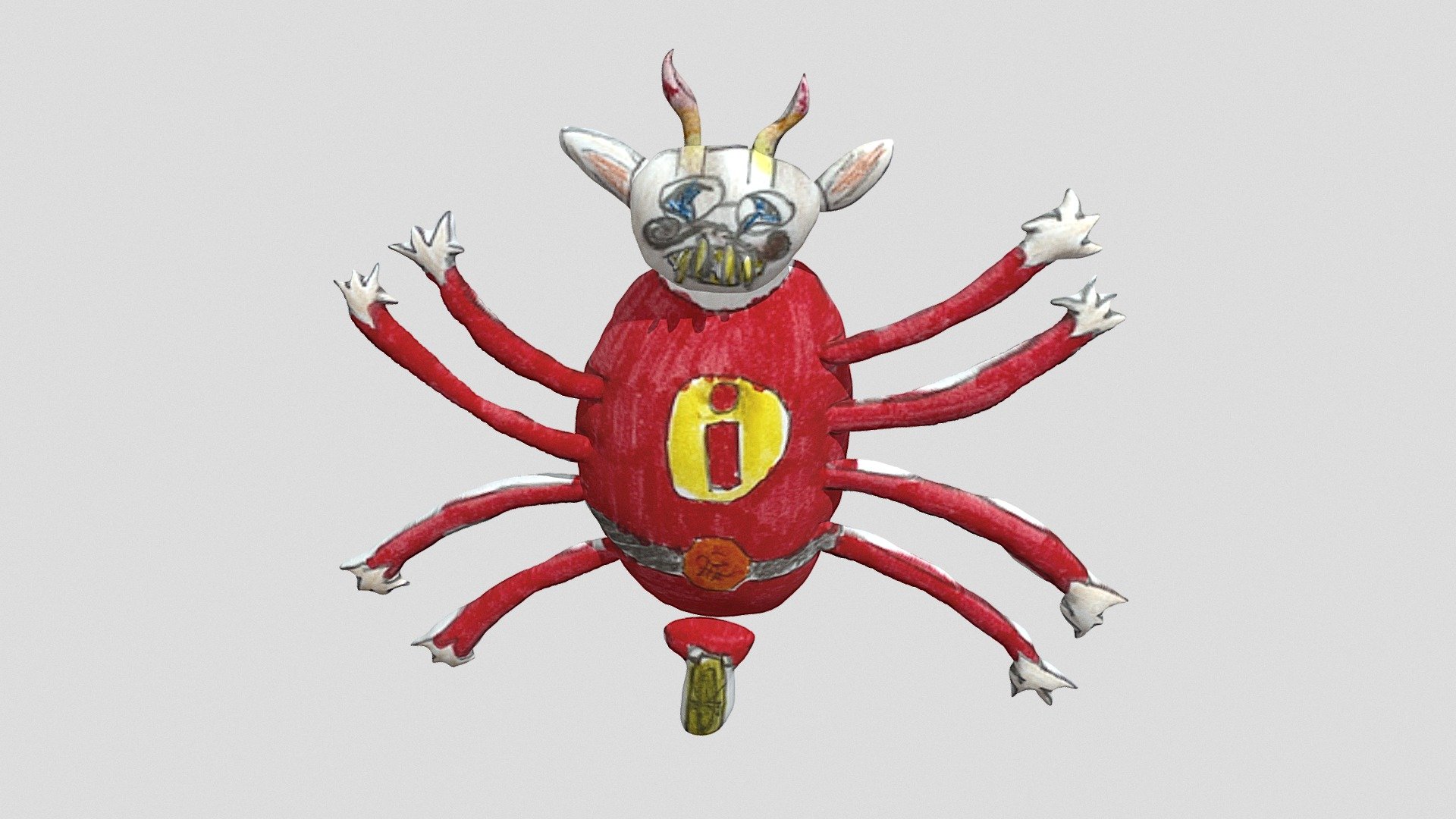 Louis' first 3D monster - 3D model by Emm (@edemaistre) [ad72caf ...