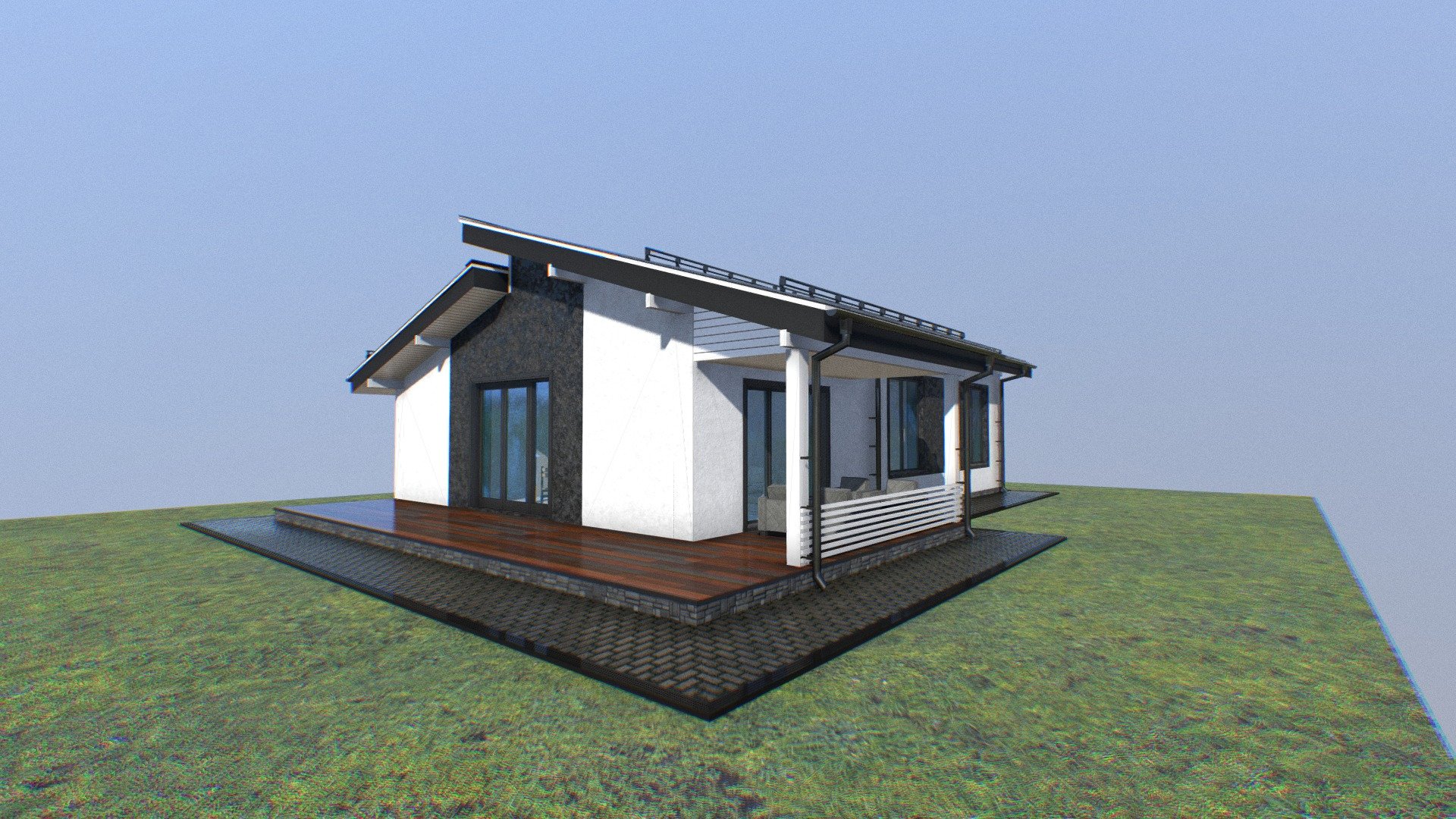 One floor house_11_20 - Buy Royalty Free 3D model by VRA (@architect47 ...