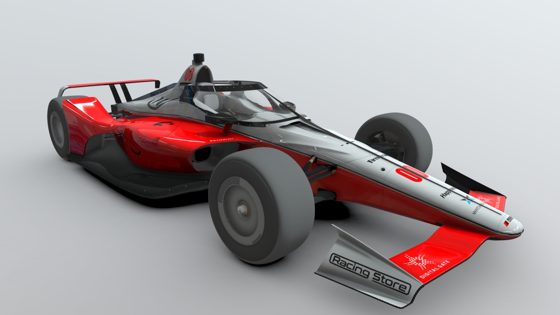 IndyCar 2020 Oval - Download Free 3D model by ModelCloud [ad74cd3 ...