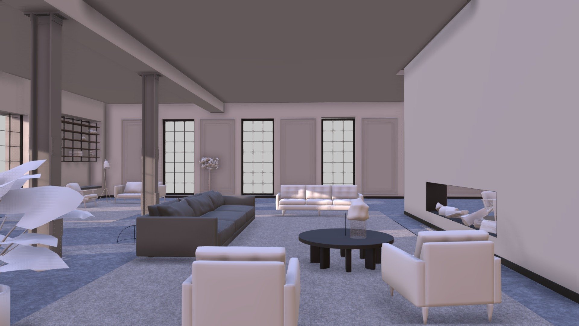 Lounge Area 02 - Buy Royalty Free 3D model by Vlad.Dumitru [ad759c0 ...