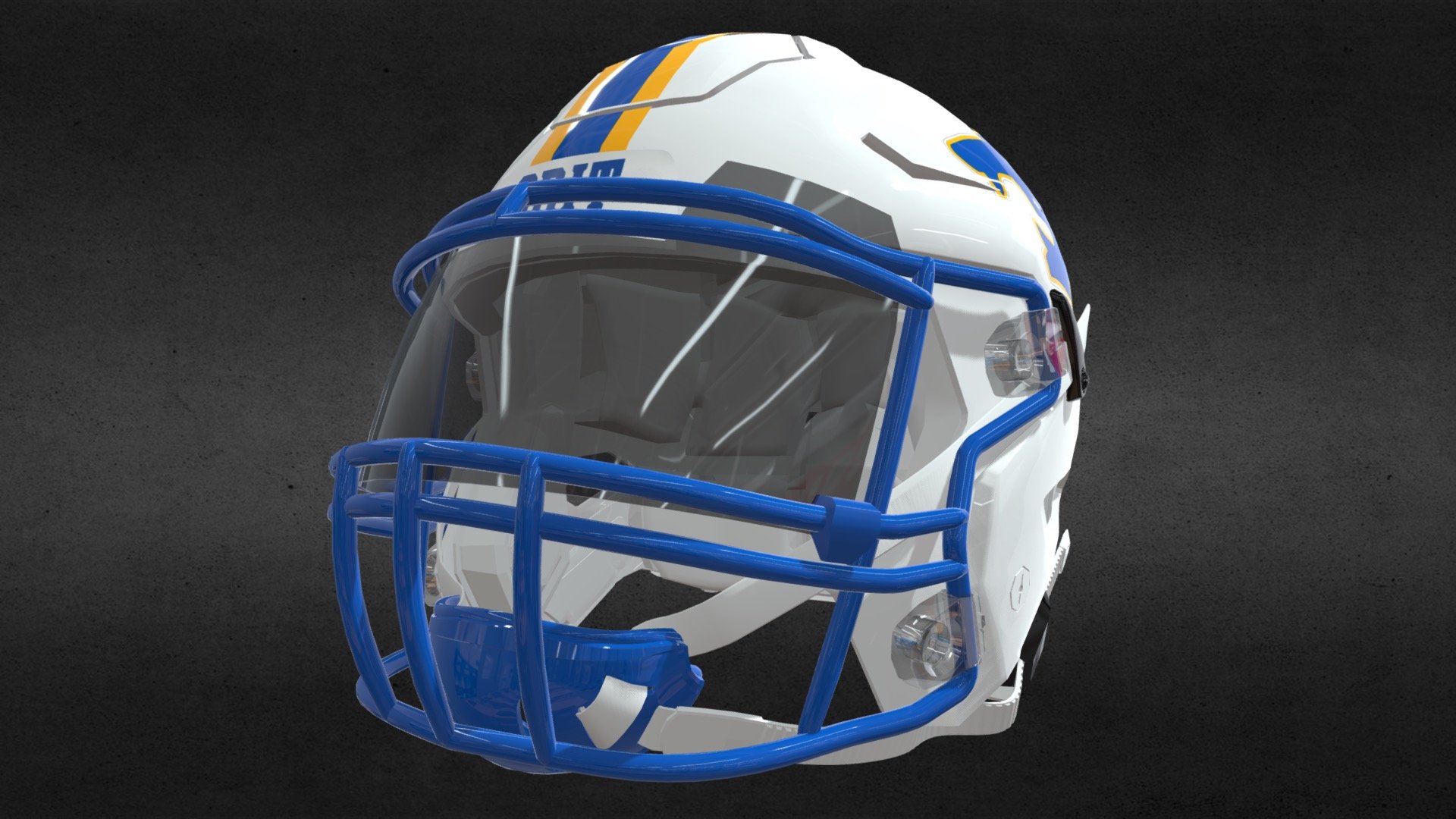 Bethel Football Helmet 2020 - 3D model by Pro Line Designs ...