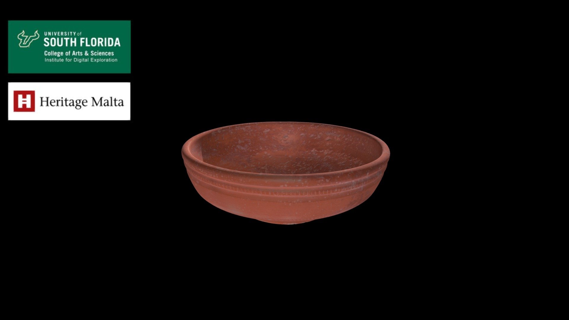RDR19.125 Red-slipped bowl with decoration - 3D model by USF Institute ...