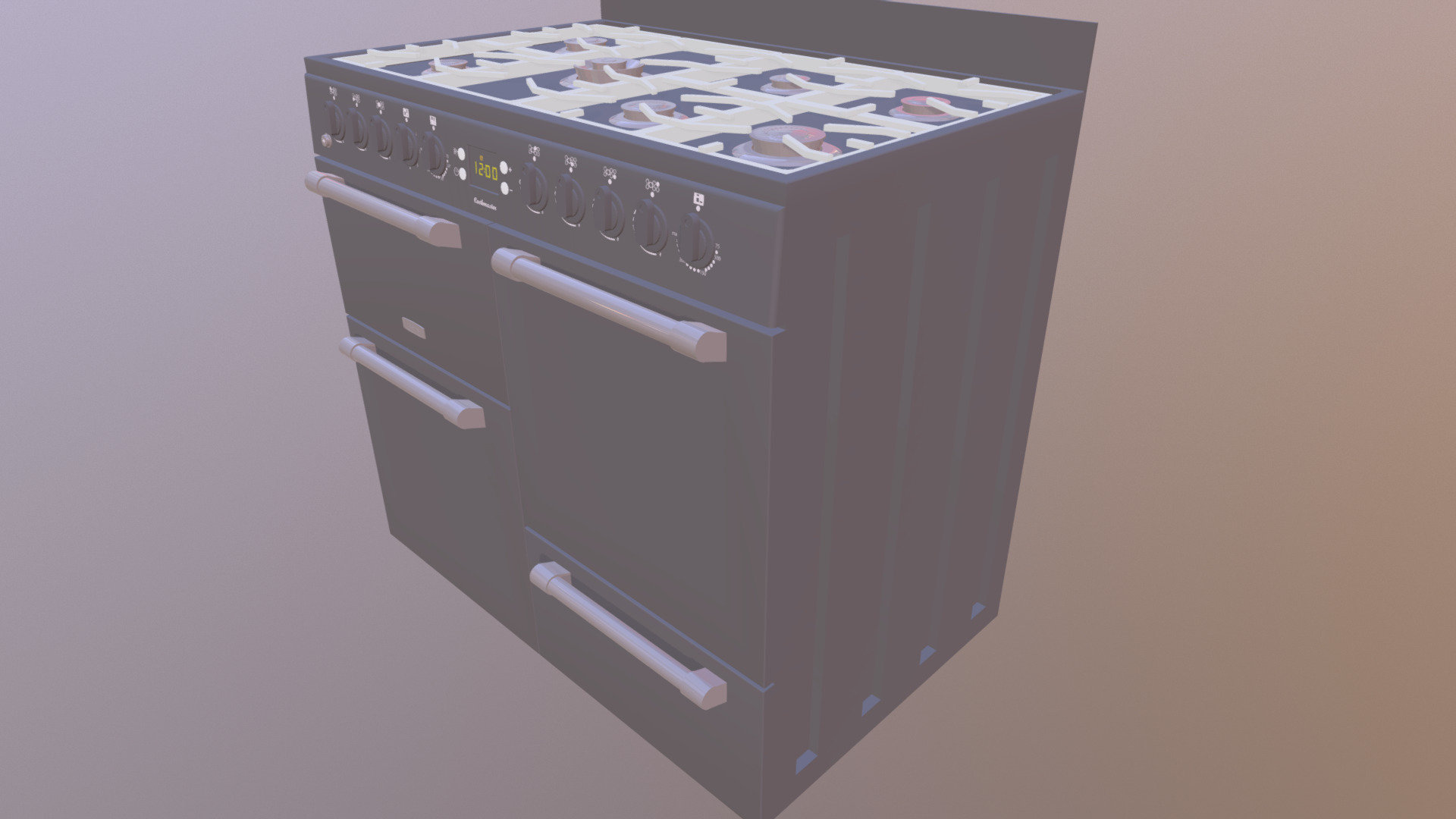 Large Range Cooker - Download Free 3D model by jpo1703 [ad78e10 ...