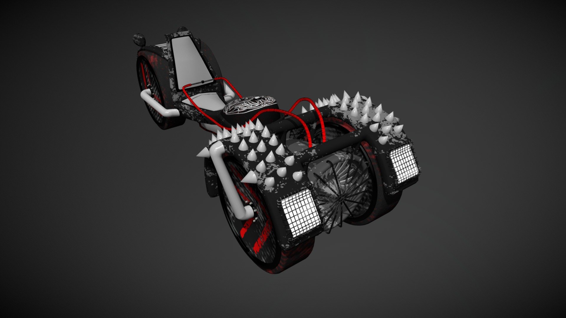 Punk Bike - Download Free 3D model by Alex (@333vasic) [ad79bda ...