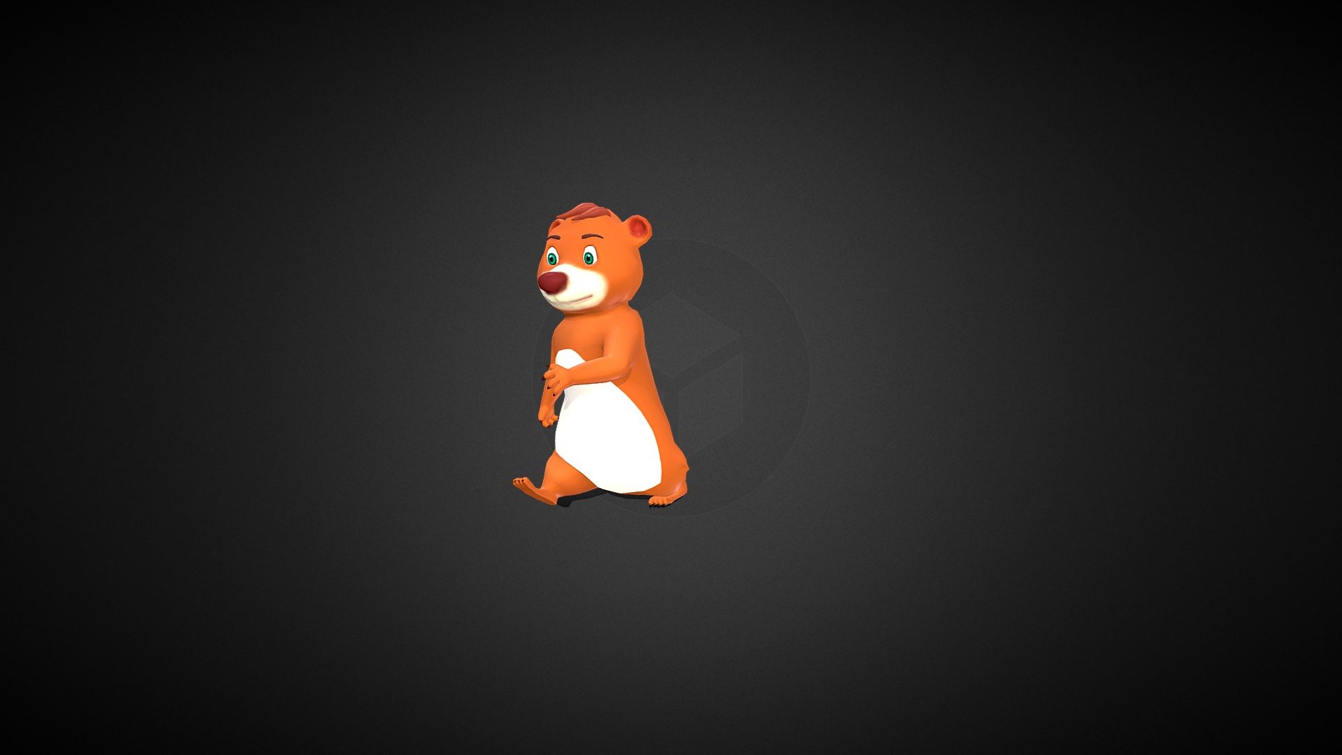 Stylized Bear Character - Buy Royalty Free 3D model by ...