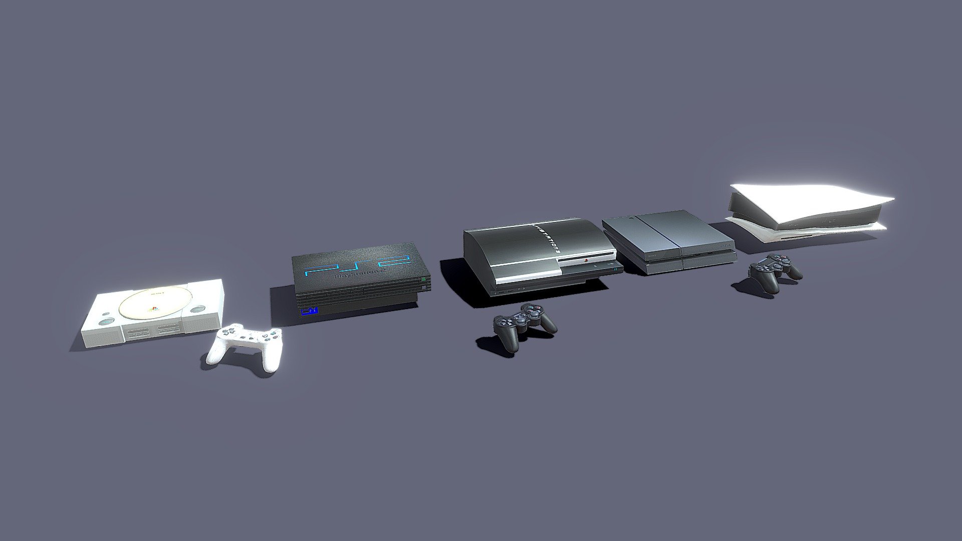 PS1 - 5 - Download Free 3D model by rhcreations [ad7c9a0] - Sketchfab