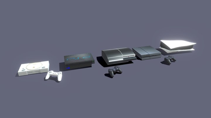 Game-consoles 3D models - Sketchfab