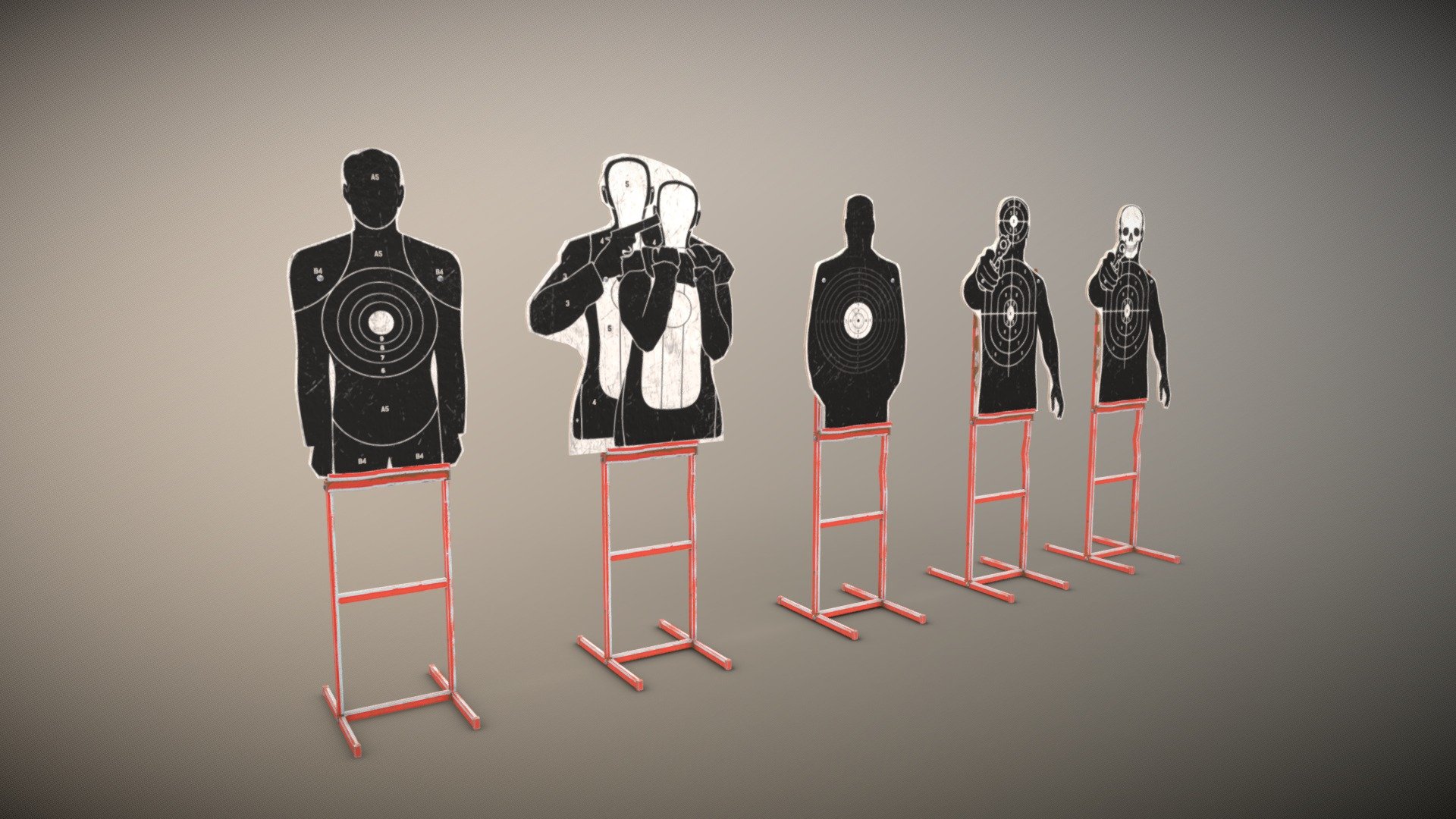 Wooden targets - 3D model by Sakari Games (@sakarigames) [ad7d9d2 ...