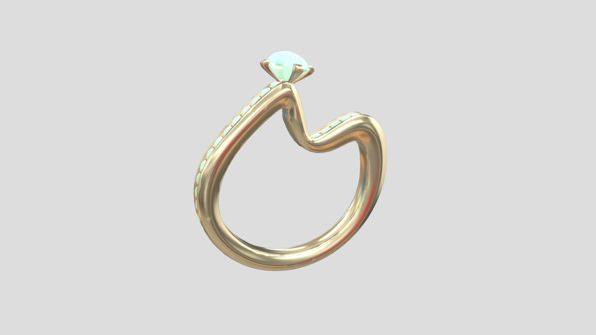 Golden Ring - 3D model by chipenstain [ad7f3a2] - Sketchfab