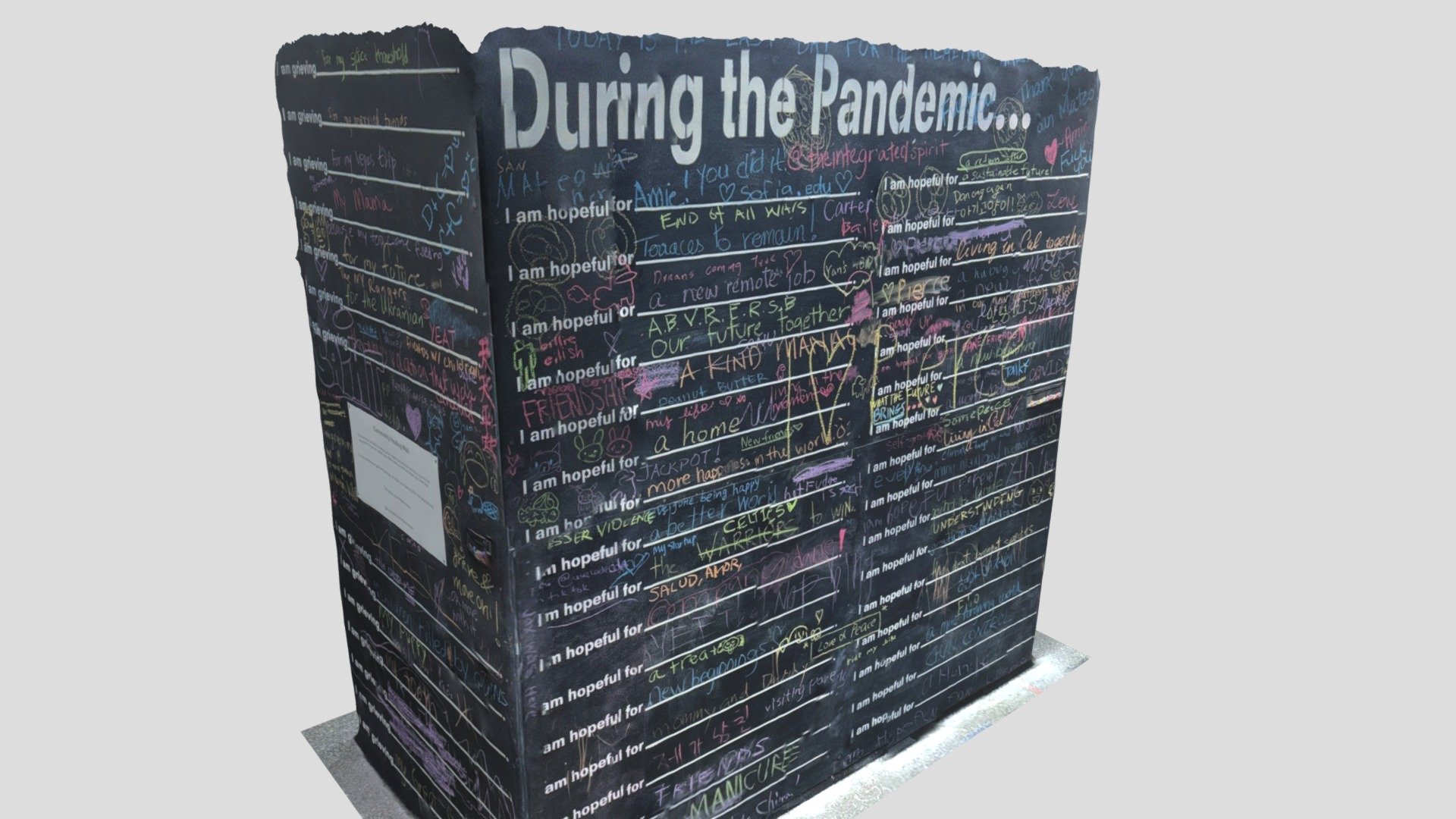 Community Healing Wall - San Mateo - 3D model by arrowrah [ad7f5c8 ...