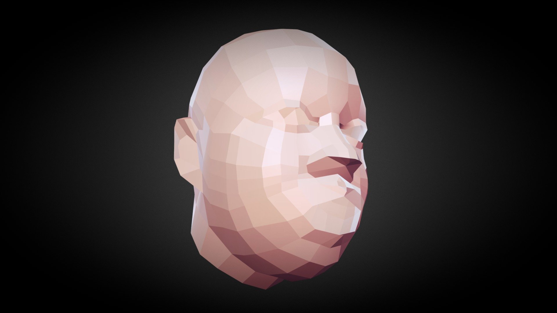 Face Retopologized - 3D model by IneinRuffin [ad7fd3d] - Sketchfab
