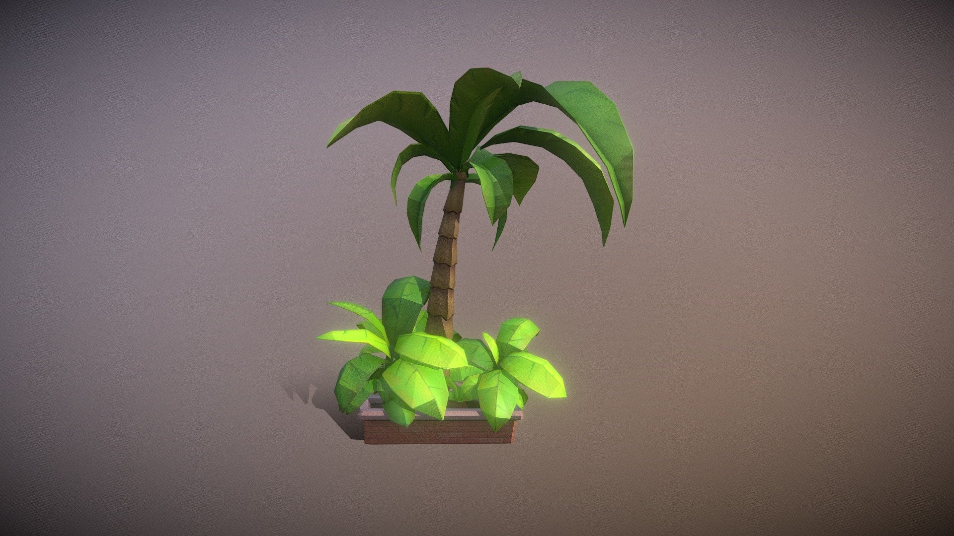 PALM CARTOON TREE - Download Free 3D model by Alexandr..Nikitin ...
