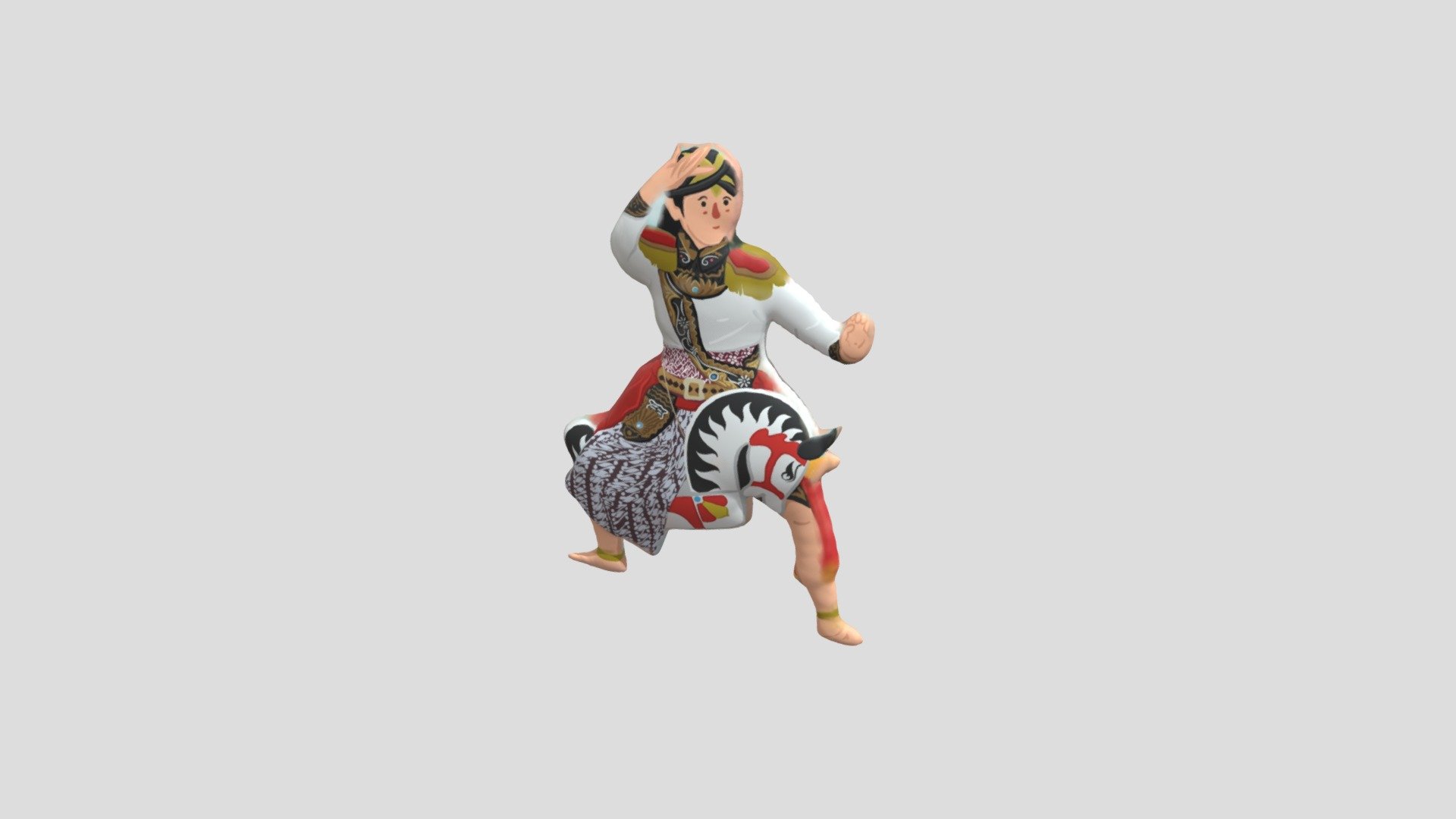 tari kuda lumping - 3D model by Maulidasukmalia [ad81c6b] - Sketchfab