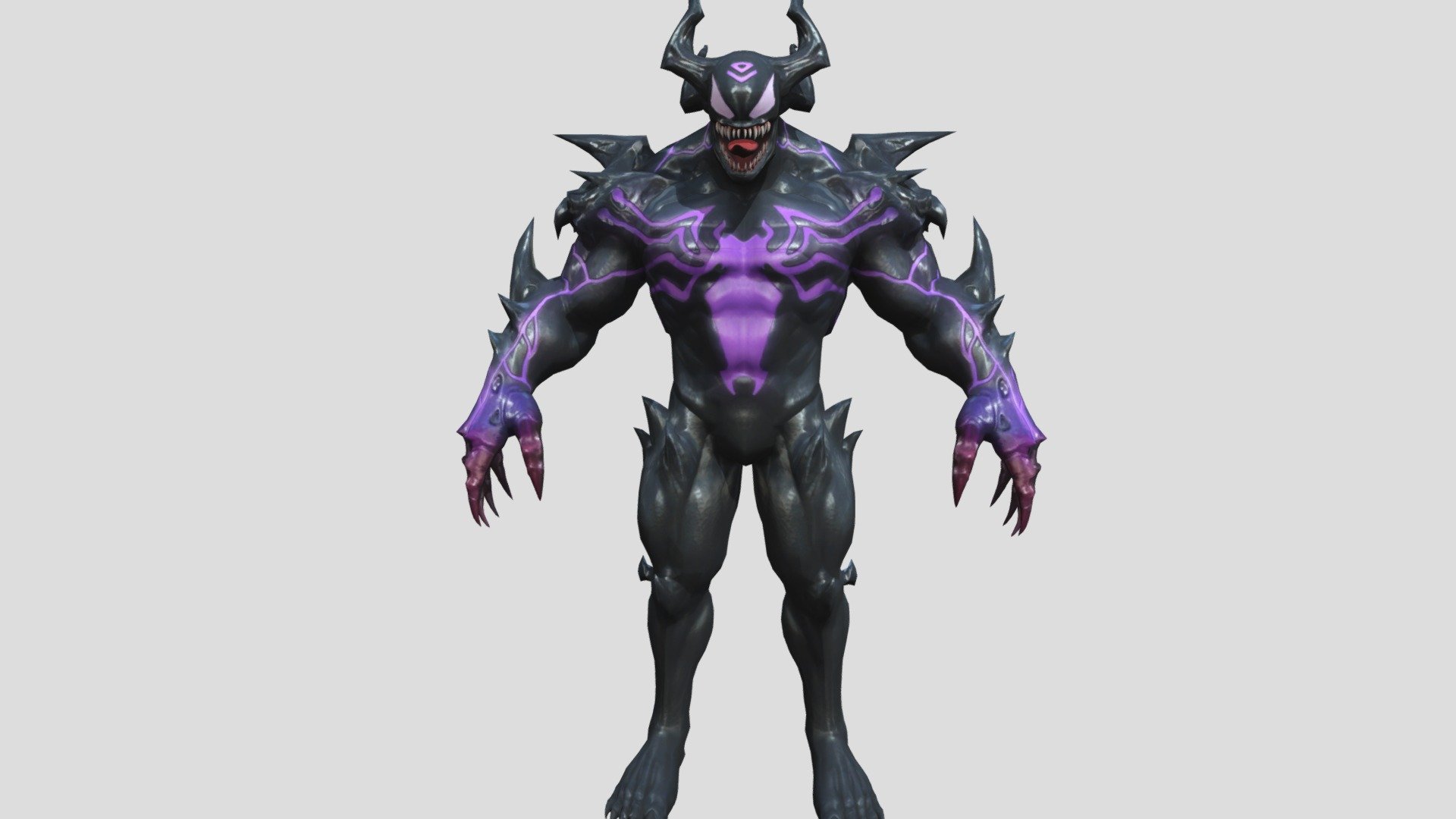 Venom Nightmare(Rigged) - 3D model by 3D MODELS (@3dworldz) [ad83e6c ...