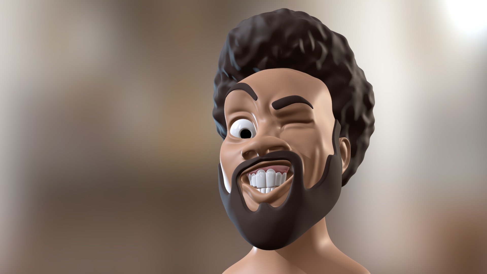 2283 Chloe Franck - Caricature Childish Gambino - Download Free 3D ...