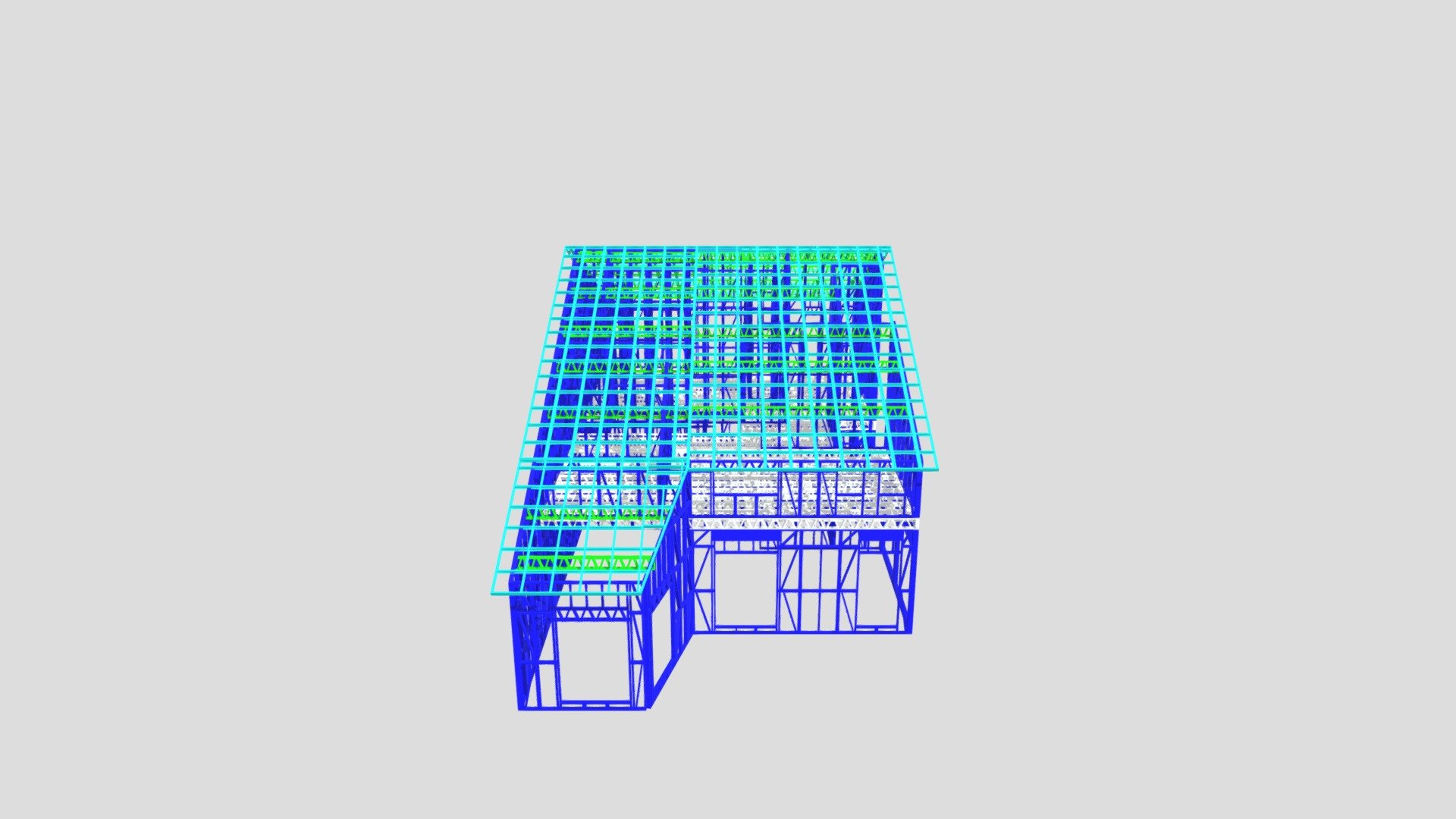ISRAEL PROJECT G+1 VILLA-R3 - 3D model by 111steelstructures.lgsfdesign ...