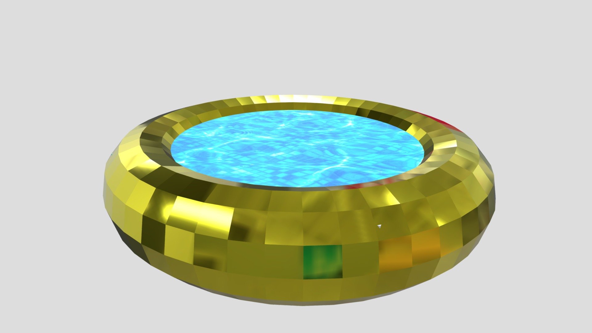 Piscina Dorata - Download Free 3D model by ValePro10 [ad88e54] - Sketchfab