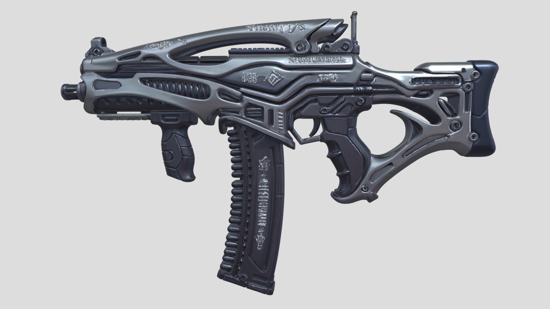 Alien SMG (A.i.) - Download Free 3D model by Dylusion (@Dylan.Sakiri ...