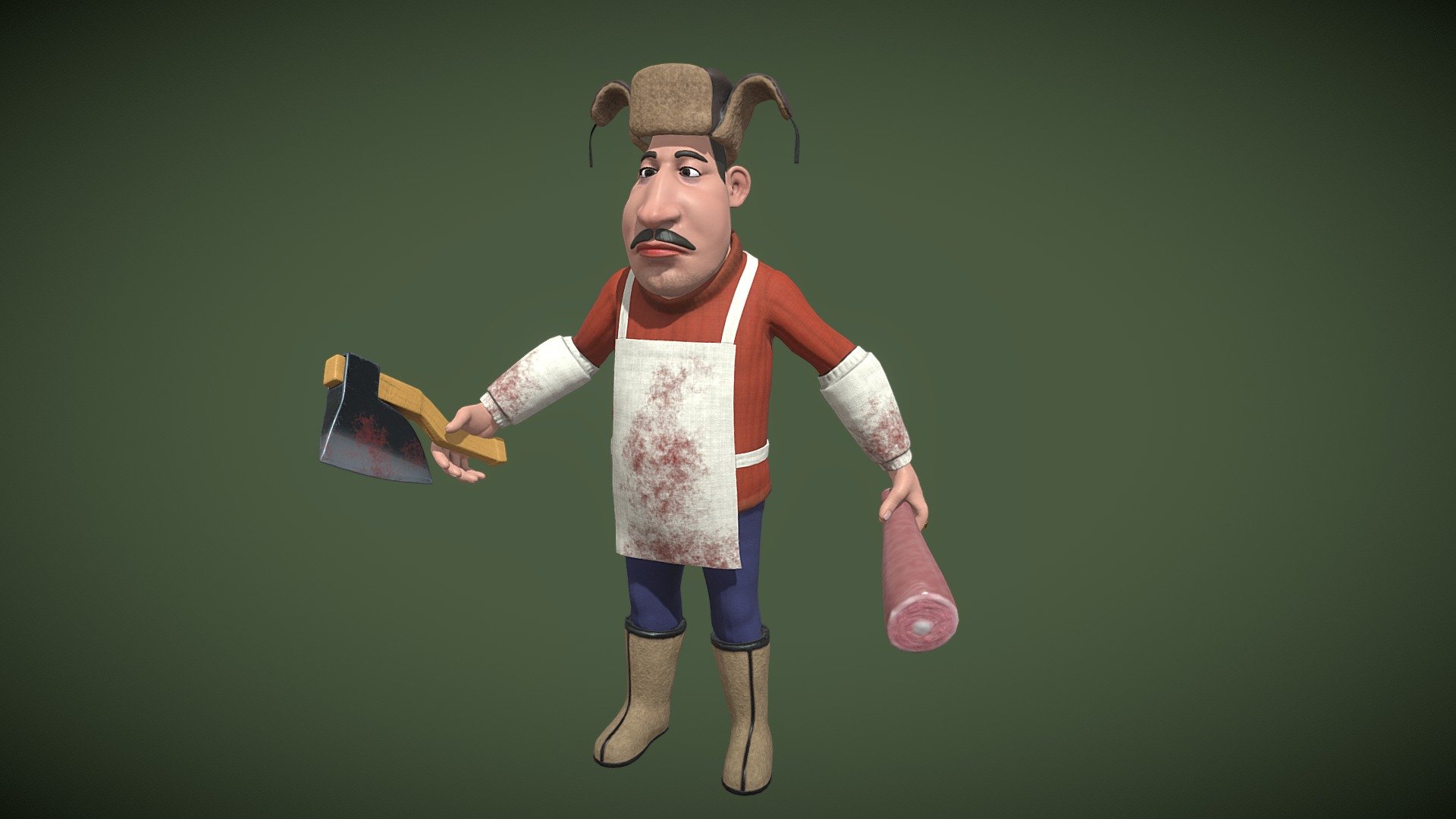Butcher men - Download Free 3D model by emelyarules [ad8a1dd] - Sketchfab