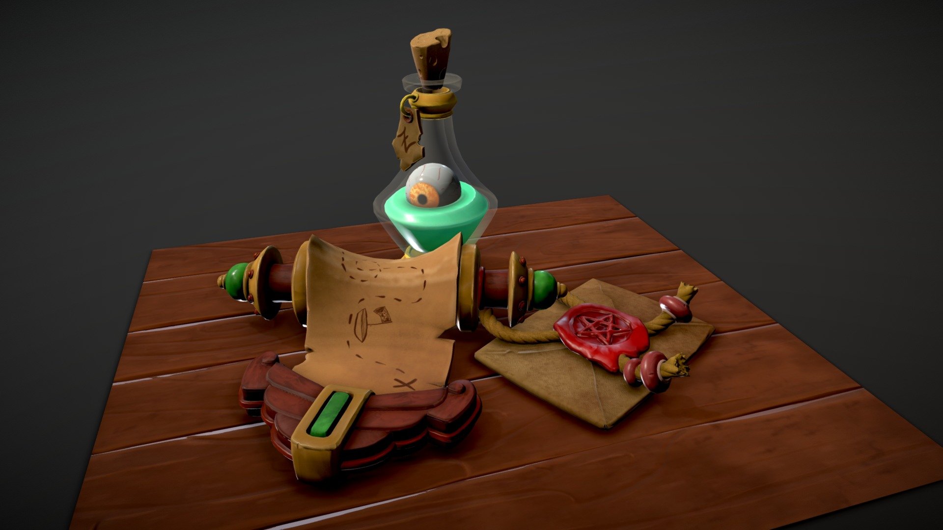 Texture Art - Alchemy Set - 3D model by jordan_hull [ad8c7c1] - Sketchfab