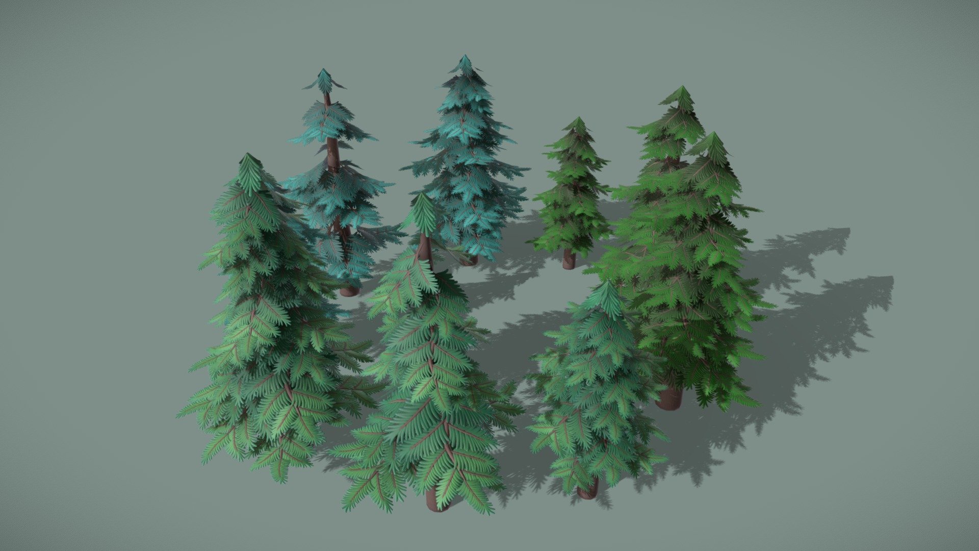 Stylized Fir (tree) - Buy Royalty Free 3D model by NianaRona [ad8c7c2 ...