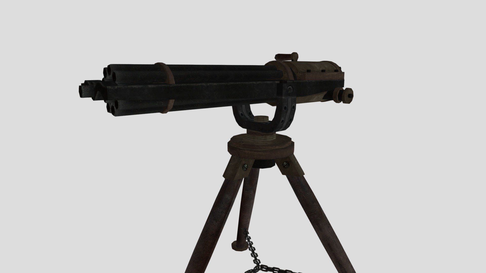 RDR1 - Gatling Gun - Download Free 3D model by Ad_lolz [ad8d6c4 ...