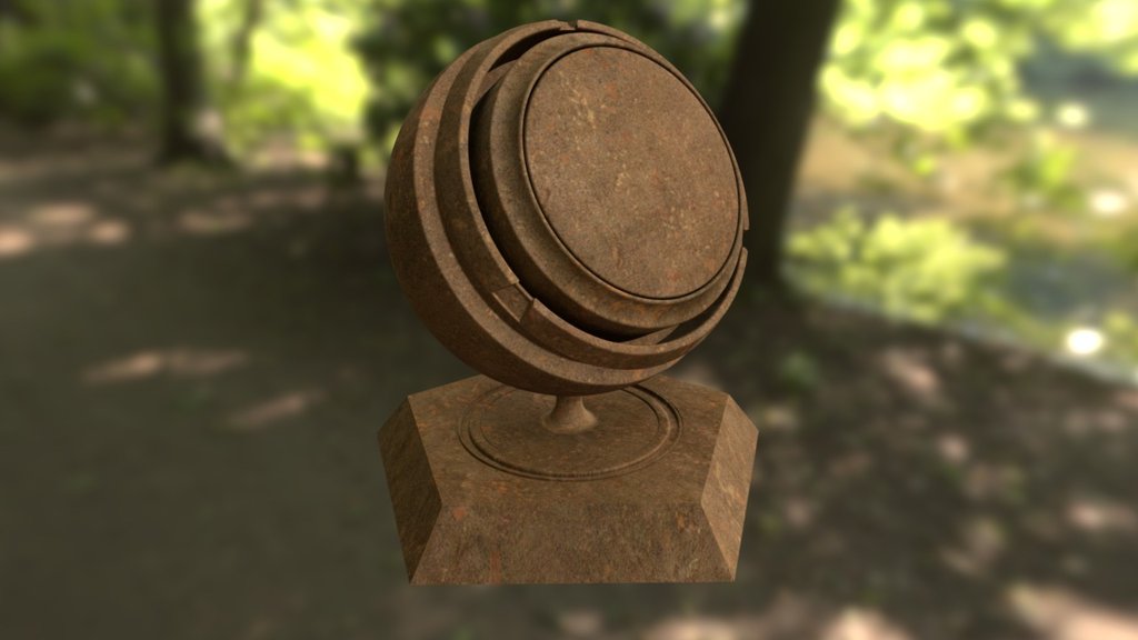 Realistic Metal Rusted Sample - 3D model by Studio Virtua ...