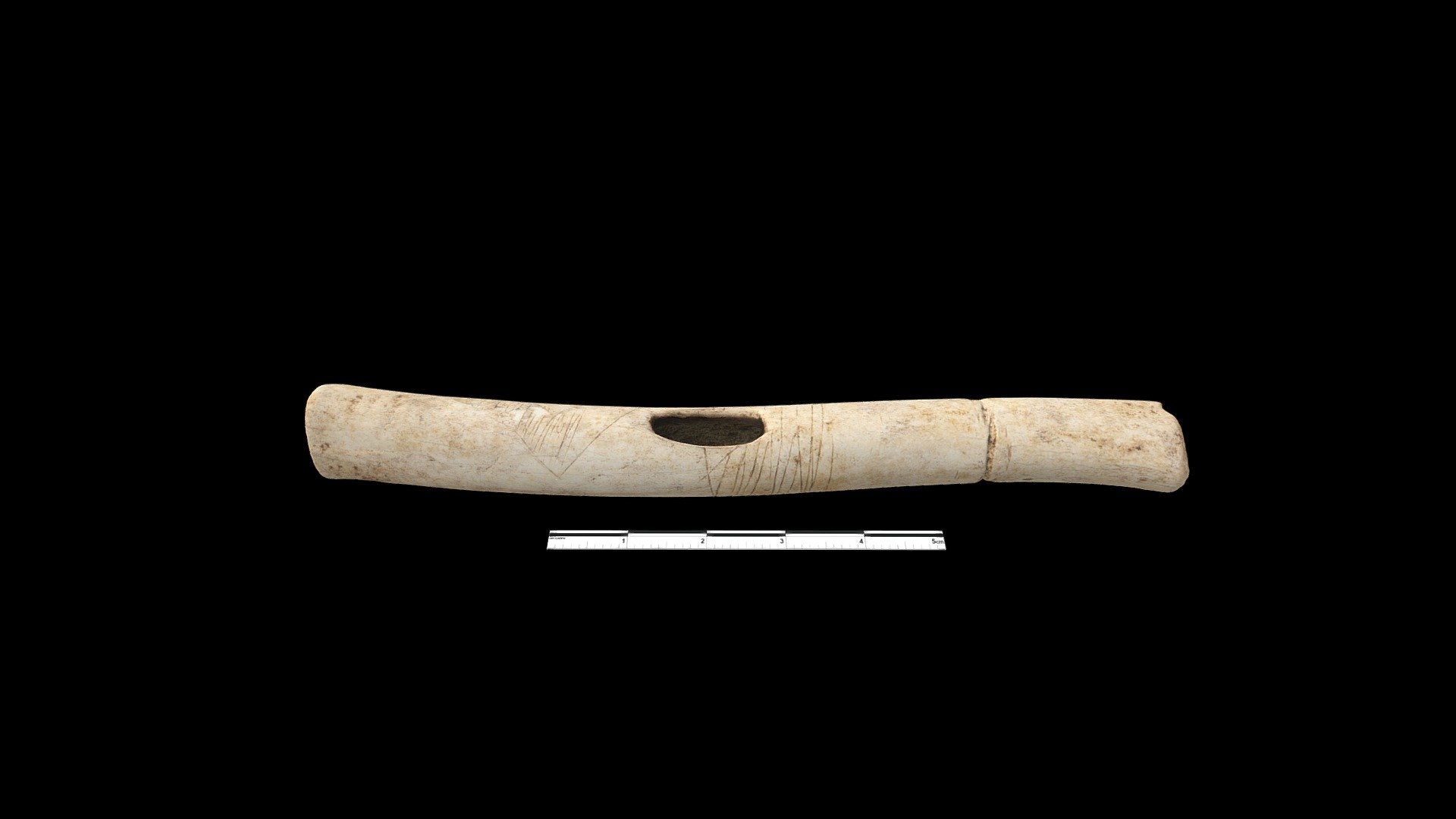 Bone Flute, Oneota Culture - 3D model by danderson4 [ad8ec9c] - Sketchfab