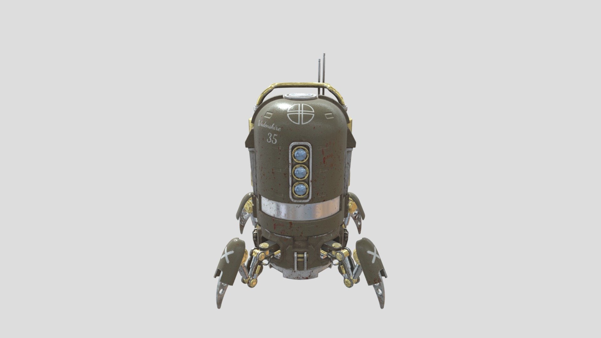 MEDA 110 - 300162358 - full robot - 3D model by bydysawd [ad8f531 ...