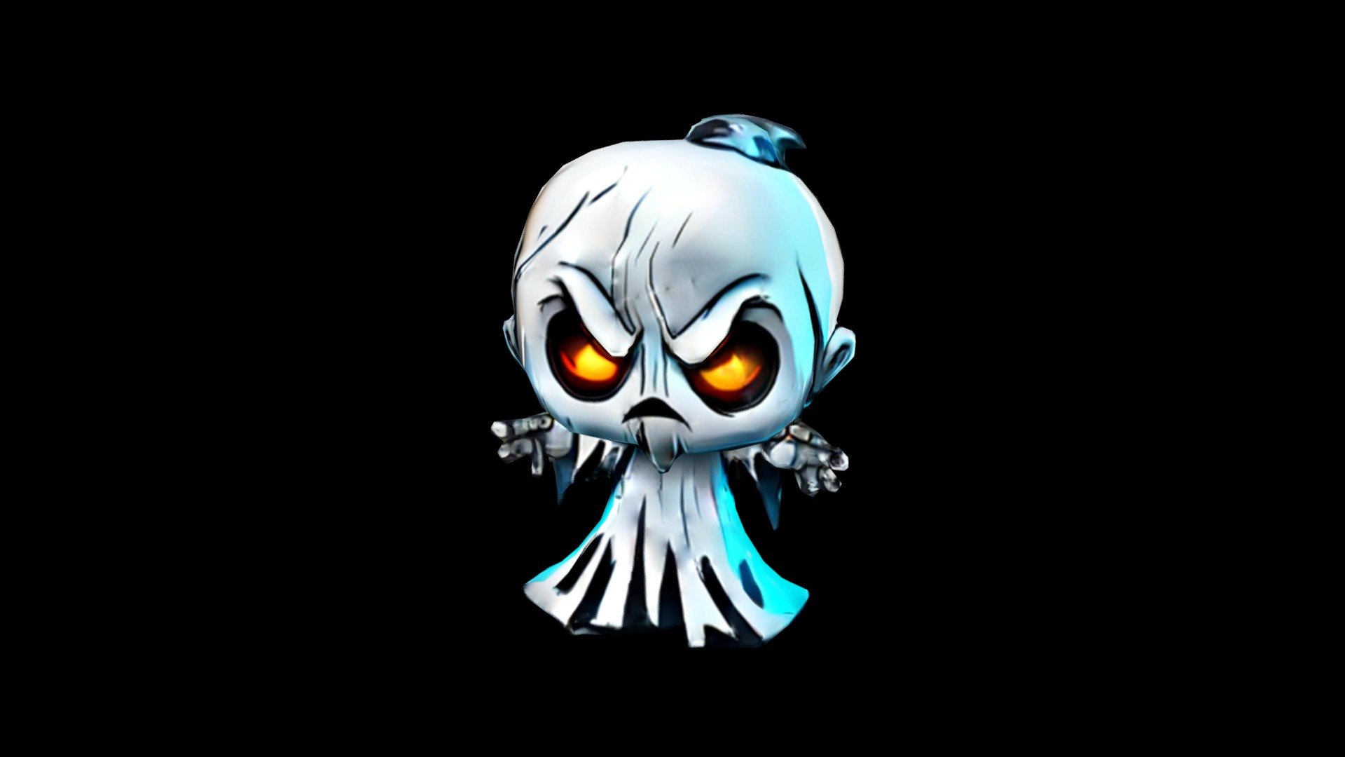 An unsettling and mysterious floating ghost-like - Download Free 3D ...