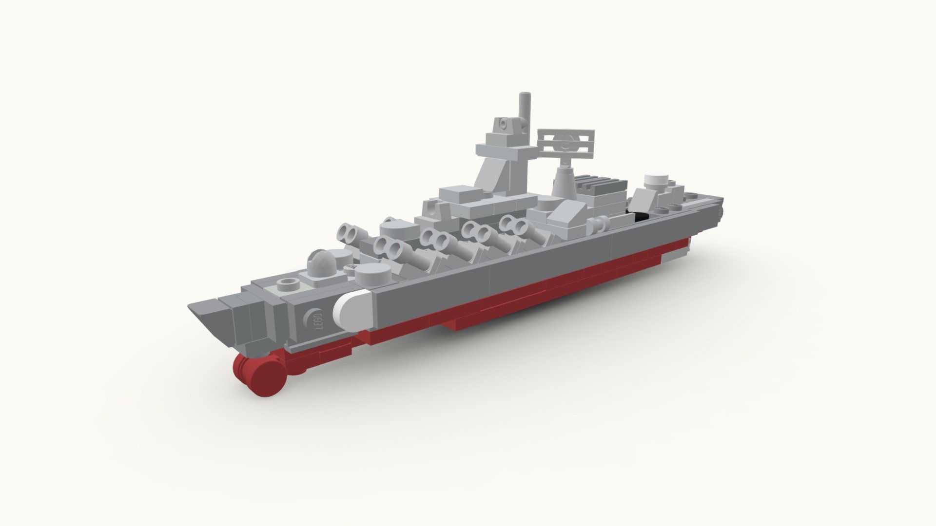 LEGO "Moskva" Cruiser MOC [#0119] - Download Free 3D model by The Bobby ...