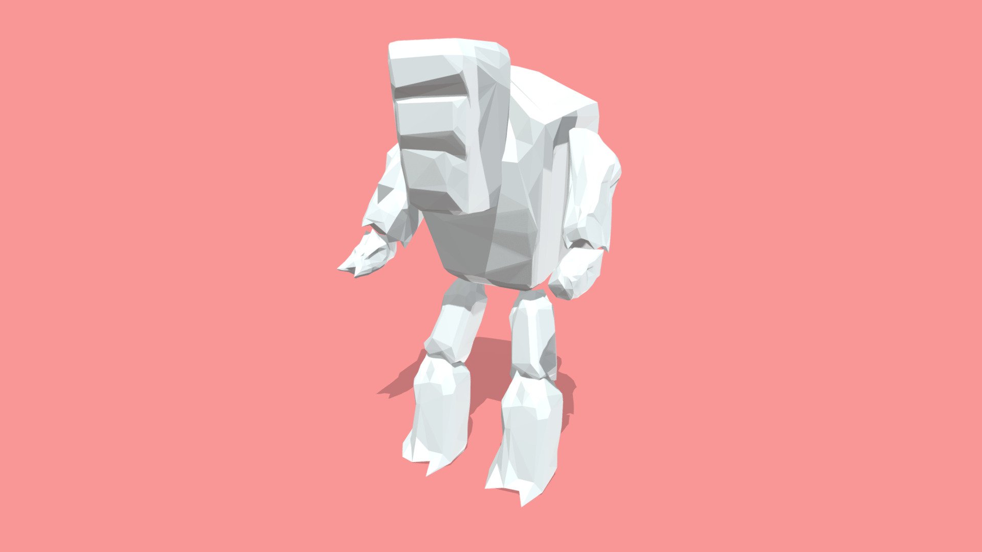 Low Poly Monster - Download Free 3D model by Javid Shaikh (@javidkoh ...