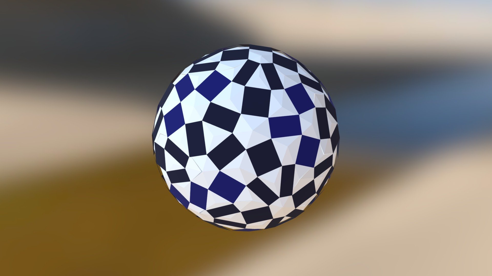 More Cubemoved Spherical Rhombus Tiling - 3D model by yoshiaki.araki ...