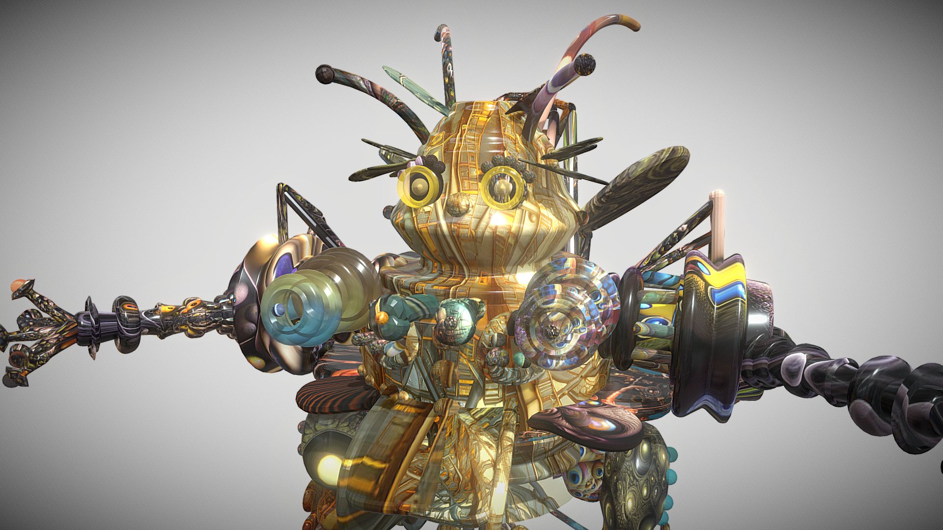 Friendly Robot V2 - 3D model by Rein Bijlsma (@reinbijlsma) [ad91453 ...