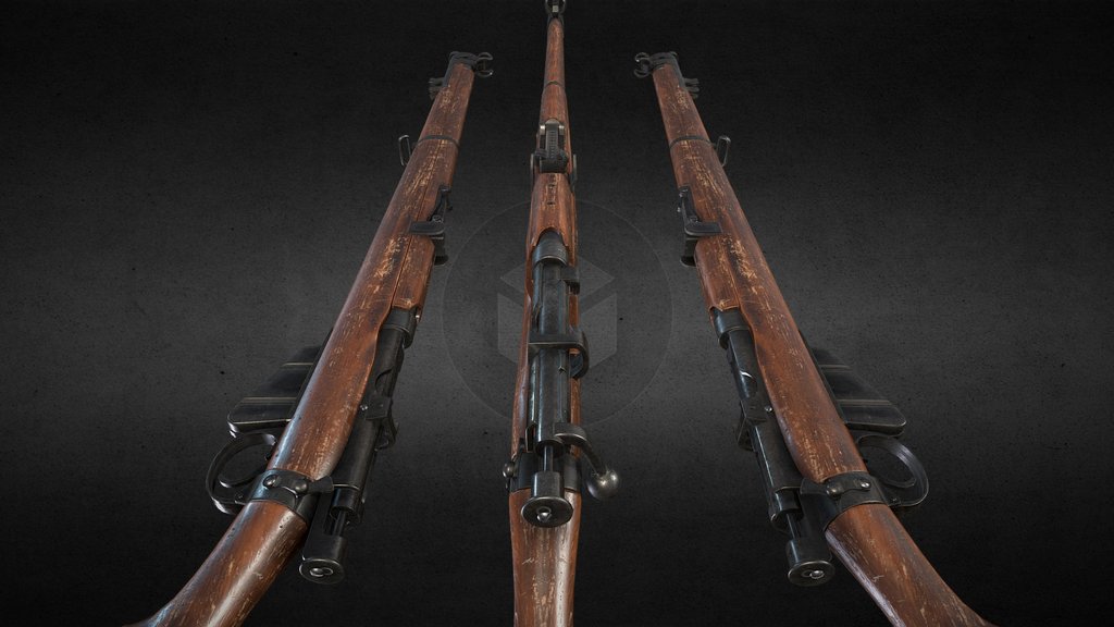 Lee Enfield SMLE rifle - A 3D model collection by johnsculp - Sketchfab