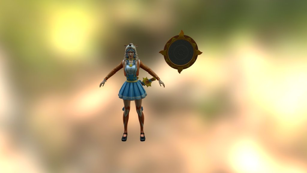 Amaterasu Skin4 - 3D model by smitedatamining [ad94eca] - Sketchfab