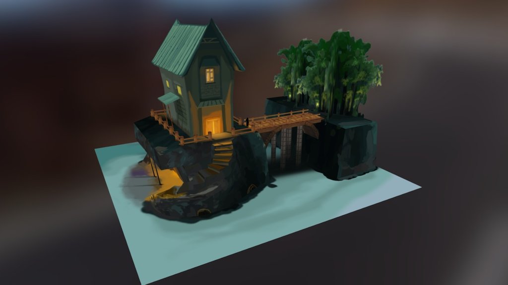 Environment at Night - Download Free 3D model by ĐạiNB (@baodai ...