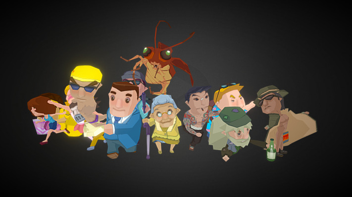 Subway Game Character - 3D model by dogmar666 [ad96720] - Sketchfab