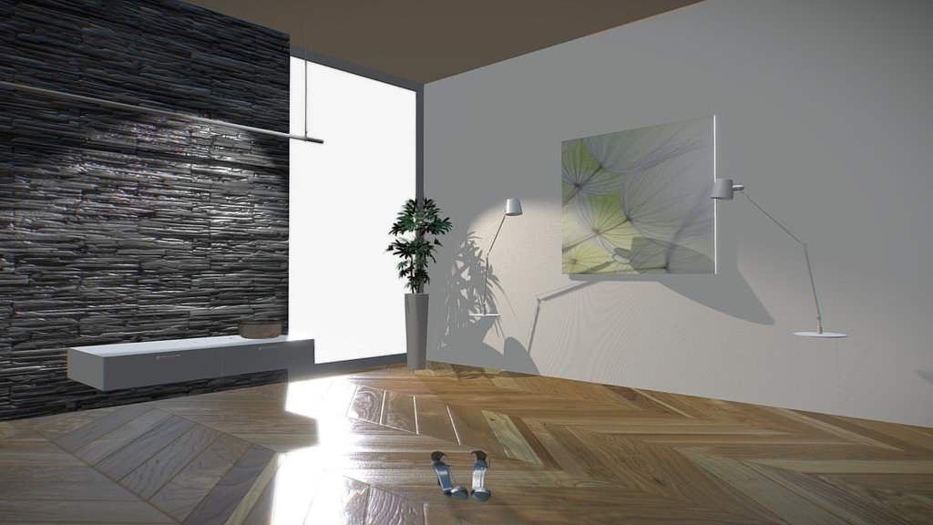 Interior 1 - 3D model by elarbis [ad9752d] - Sketchfab