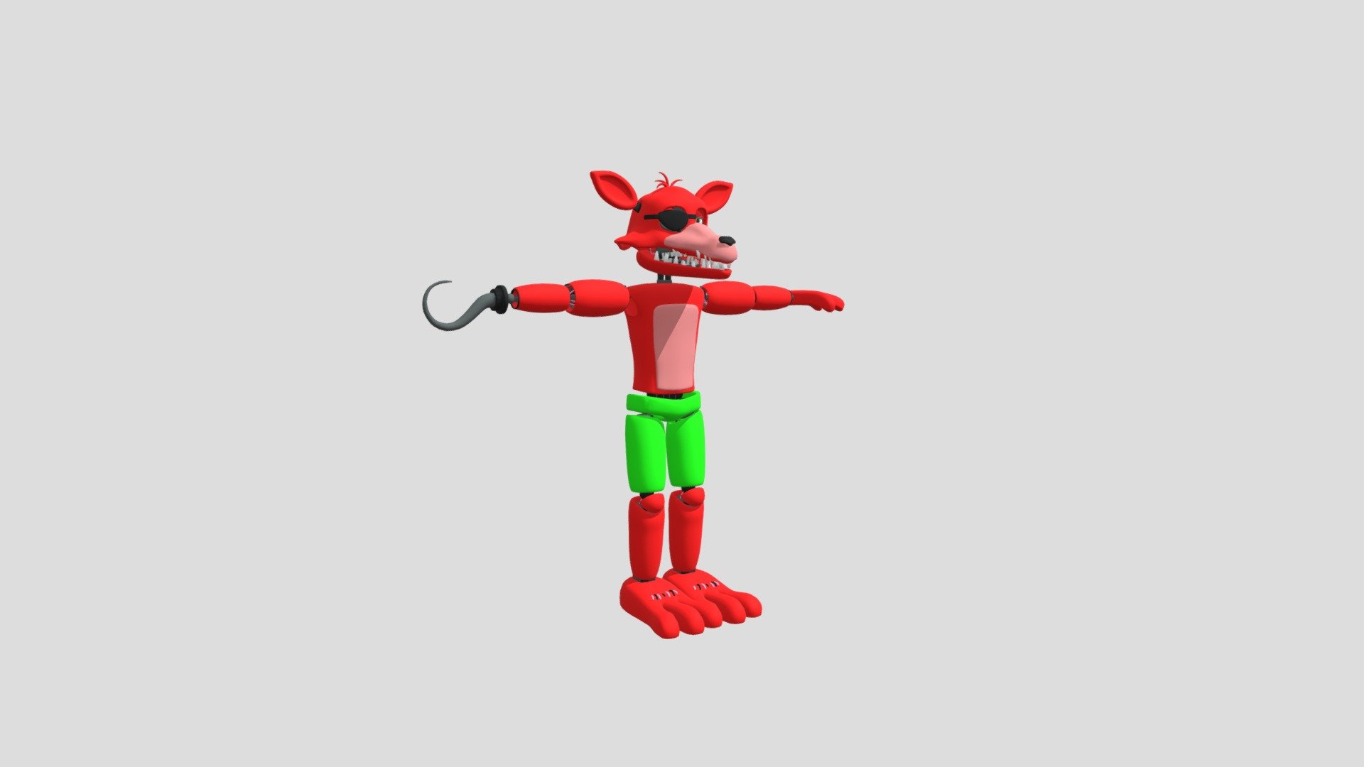 Foxy(Five Nights At Foxy's 2) - Download Free 3D model by MustyDucky ...