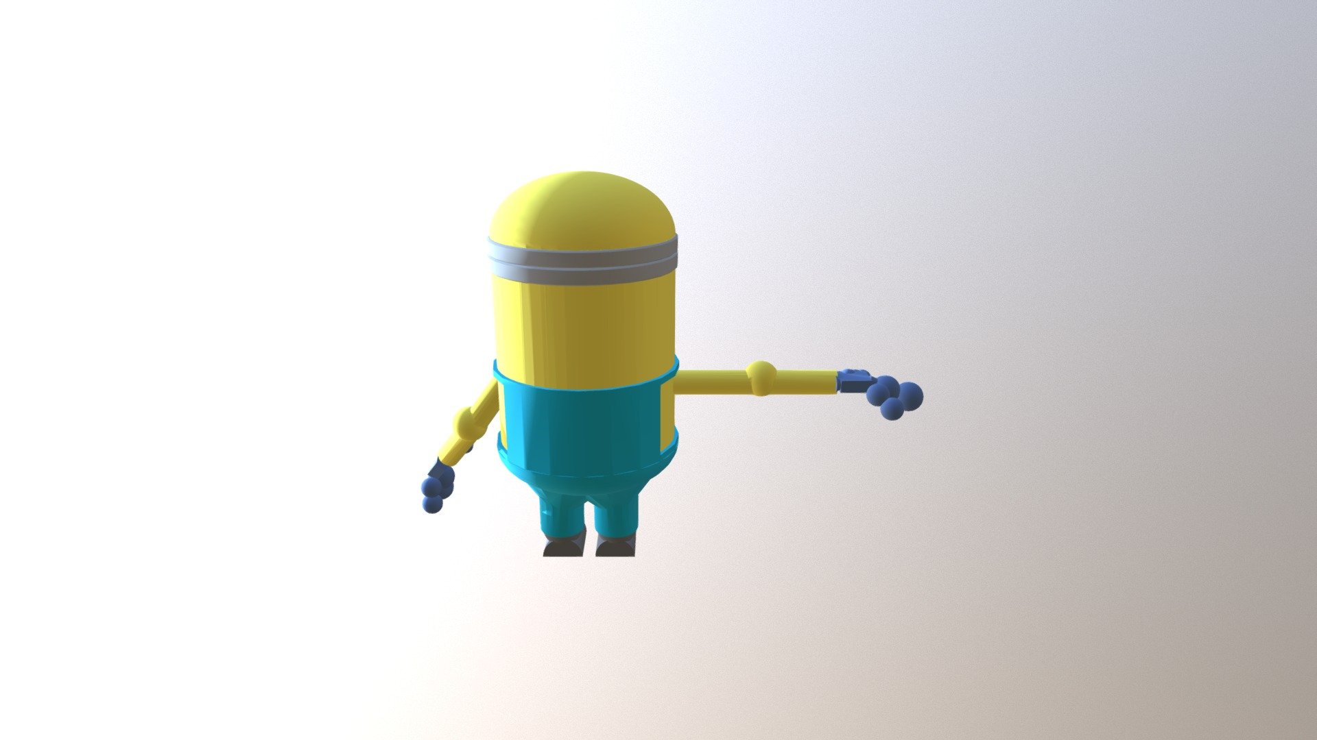 Minion v1 - 3D model by ricozone [ad9a01b] - Sketchfab