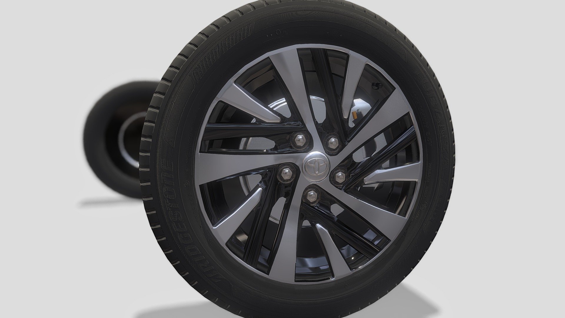 Alloy Wheel - 3D model by Rohit S Mhatre (@rohit09081993) [ad9ce74 ...