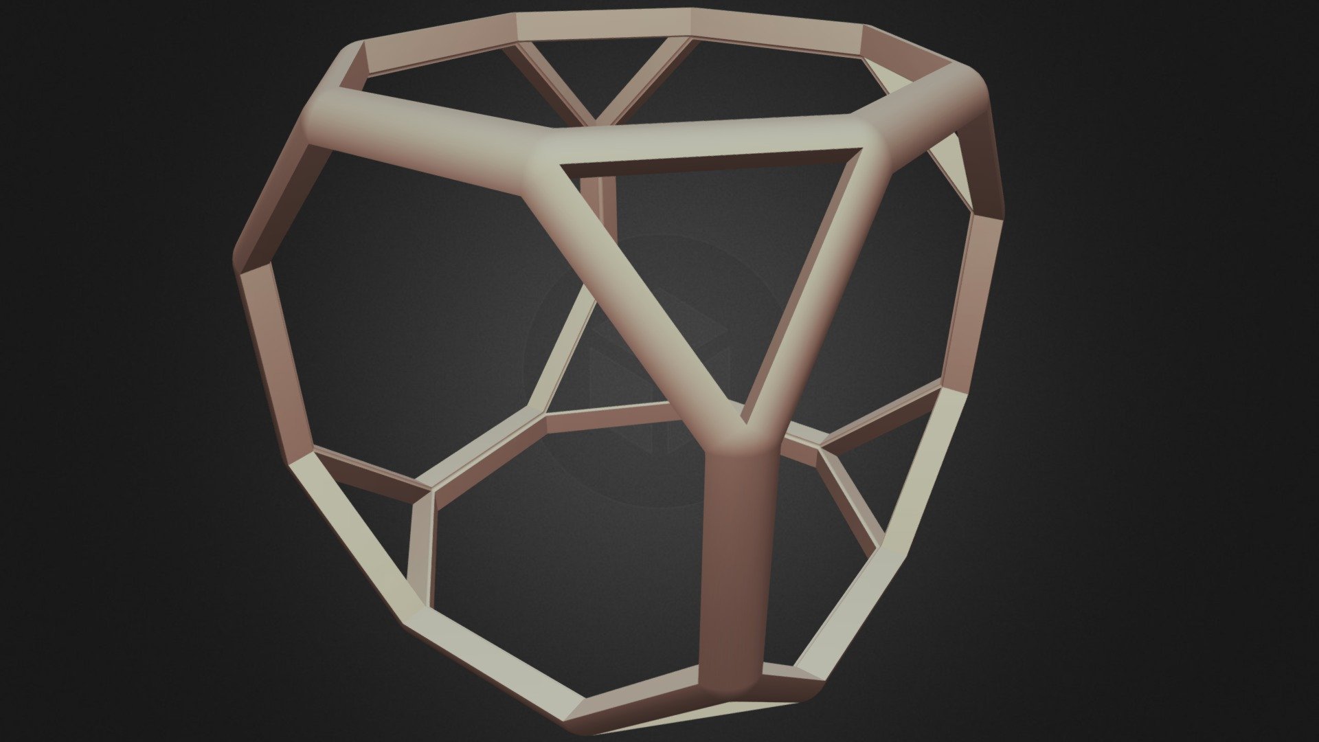 Wireframe Shape Truncated Cube - Buy Royalty Free 3D model by MR.AnyCAD ...