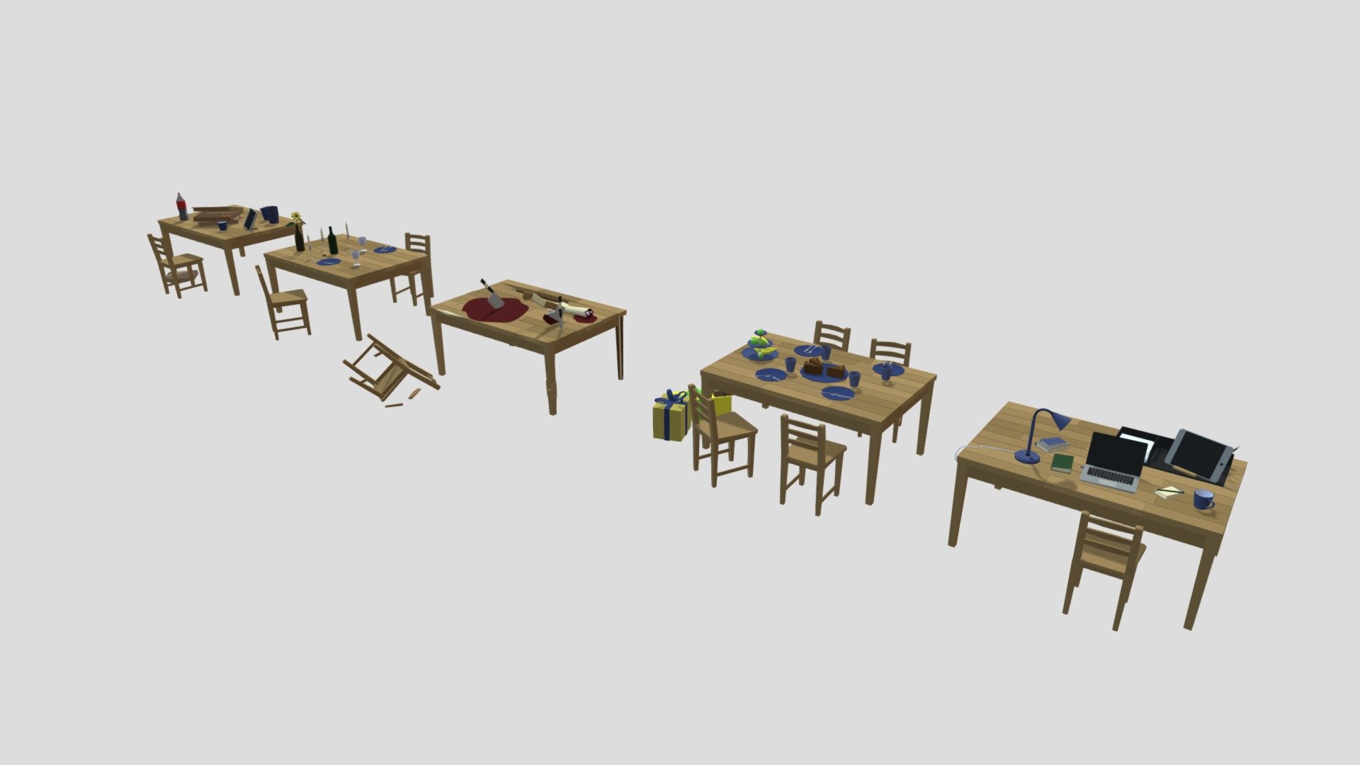 HW 6 (5 Different Objects) - Download Free 3D model by Vasyukov_S ...