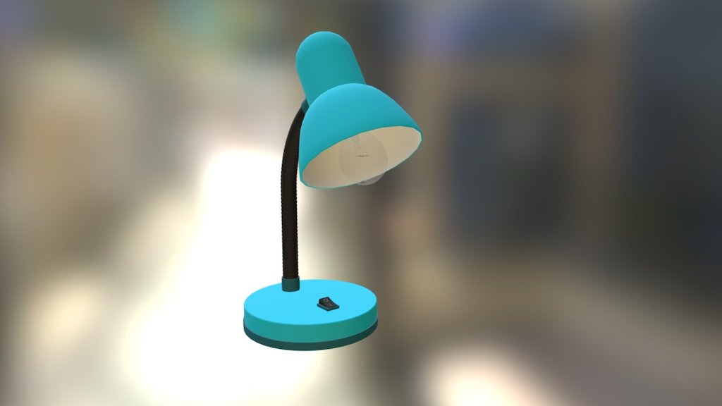 Blue Lamp - 3D model by skilu.fbx (@skilu3d) [ad9e47e] - Sketchfab