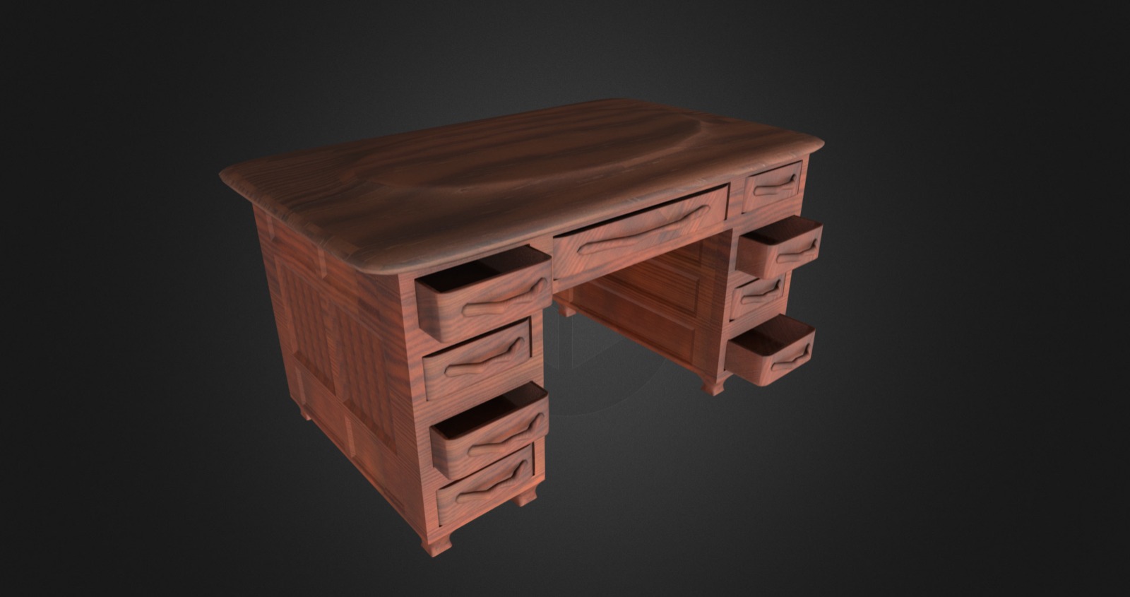 Desk - 3D model by mattrhigg [ada0638] - Sketchfab