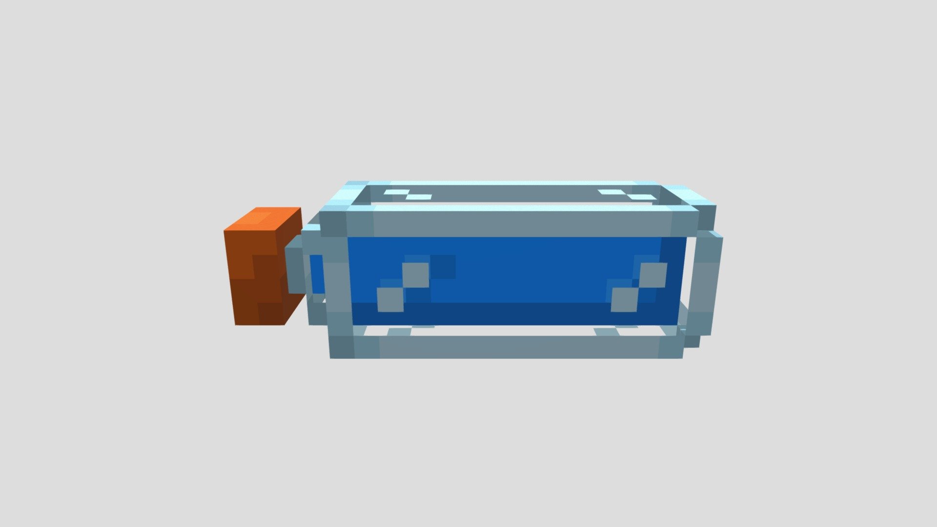 Minecraft Water Bottle - Download Free 3D model by BMGuard (@wolf228tb) [ada13f7] - Sketchfab